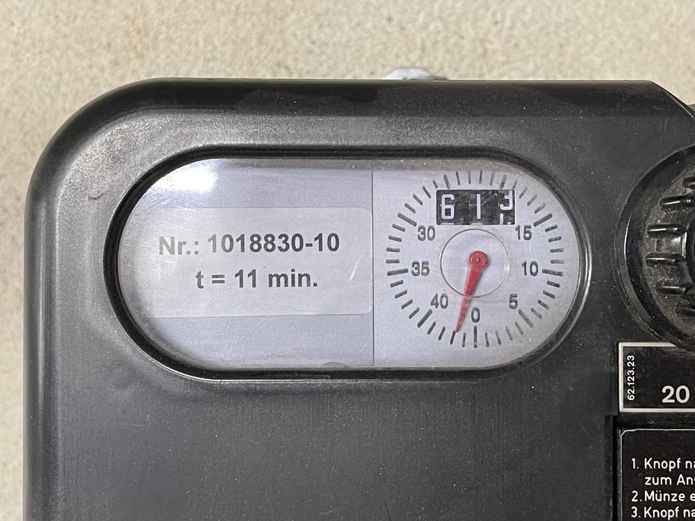Münzzeitzähler Typ S2Z1 3x230V 50 Hz 40A (Los 20) (Gebraucht) in ...