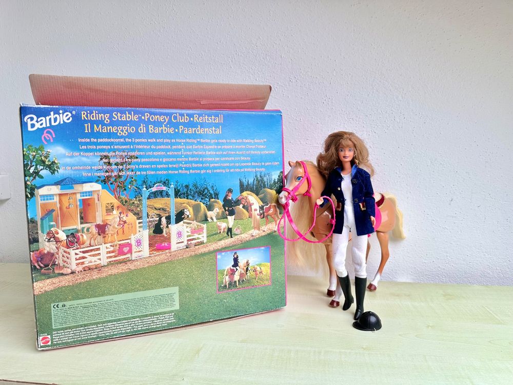 Neu! Barbie Reitstall Vintage aus den 90gern (Neu (gemäss Beschreibung ...