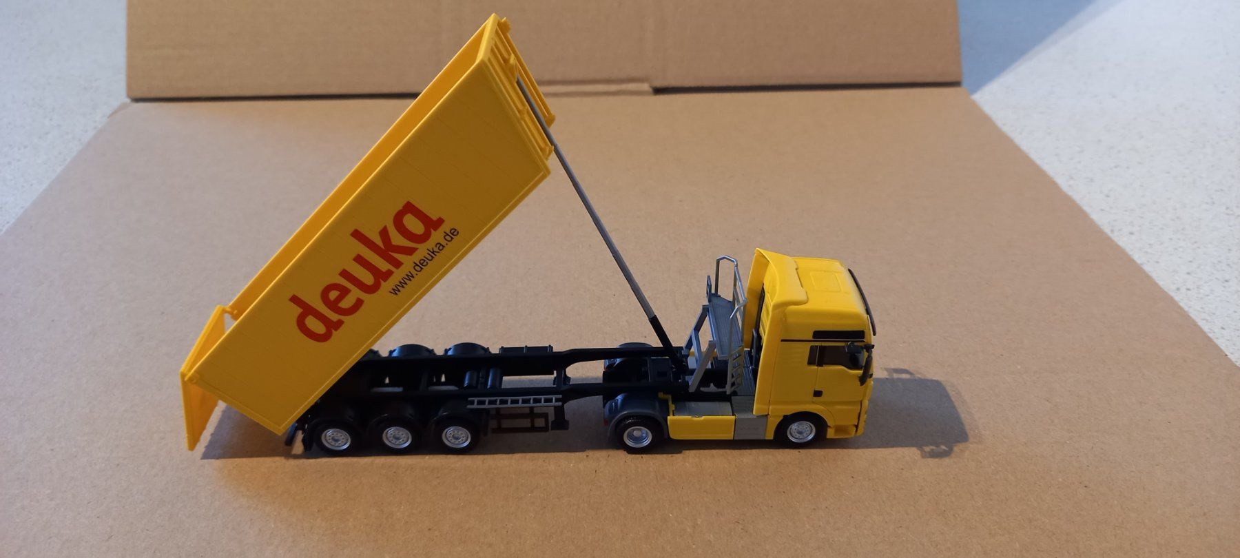 HERPA 1:87 Satteischlepper Kipper MAN Wiking RIETZE BUSCH (Neu (gemäss ...