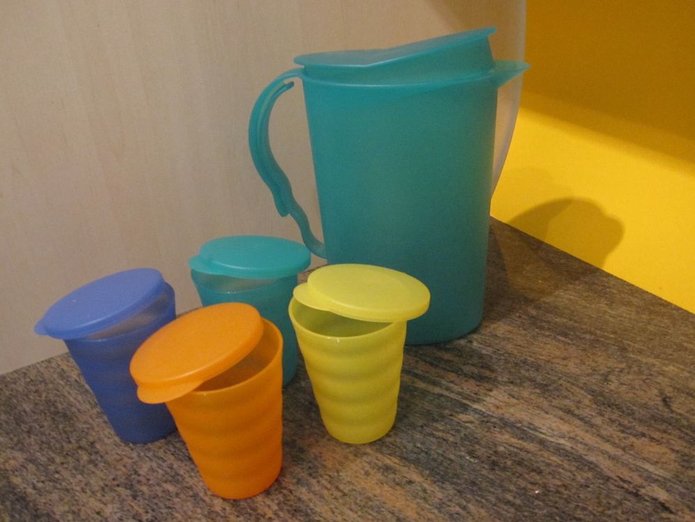 Wunderbar Tupperware Becher Mit Deckel Fotos