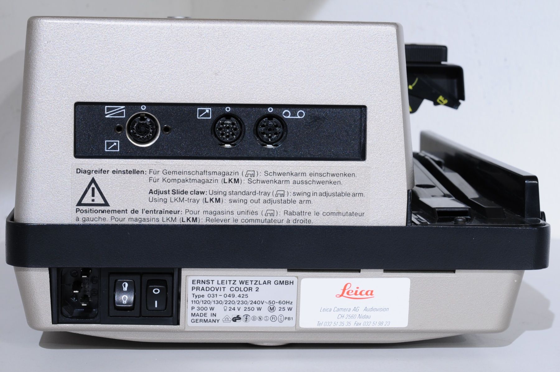 Diaprojektor Leitz Pradovit COLOR 2 mit AV-Xenotar 2,4x90 (Gebraucht ...