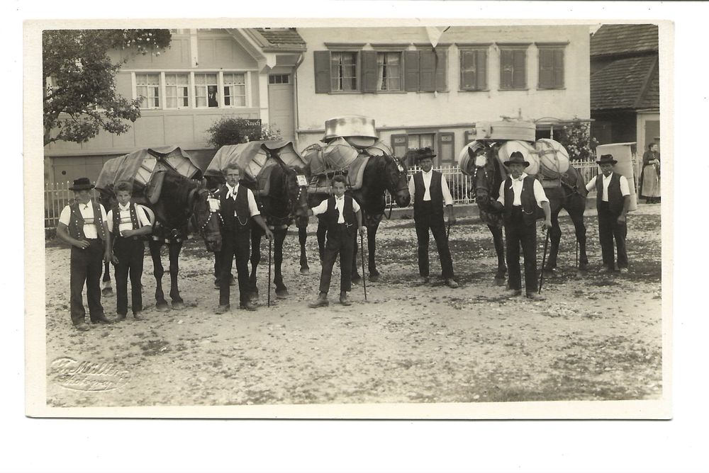 Appenzell - Dorf (AI) "Grempler" Säumer von Käse und Butter | Kaufen ...