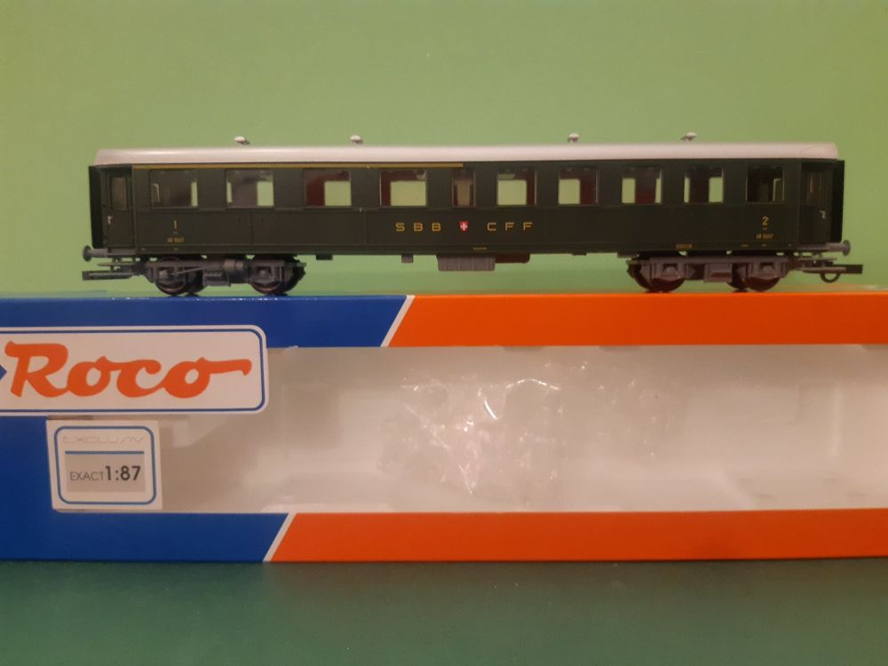 Roco 1./2. Klasse Schnellzugwagen der SBB in WS (Gebraucht) in ...