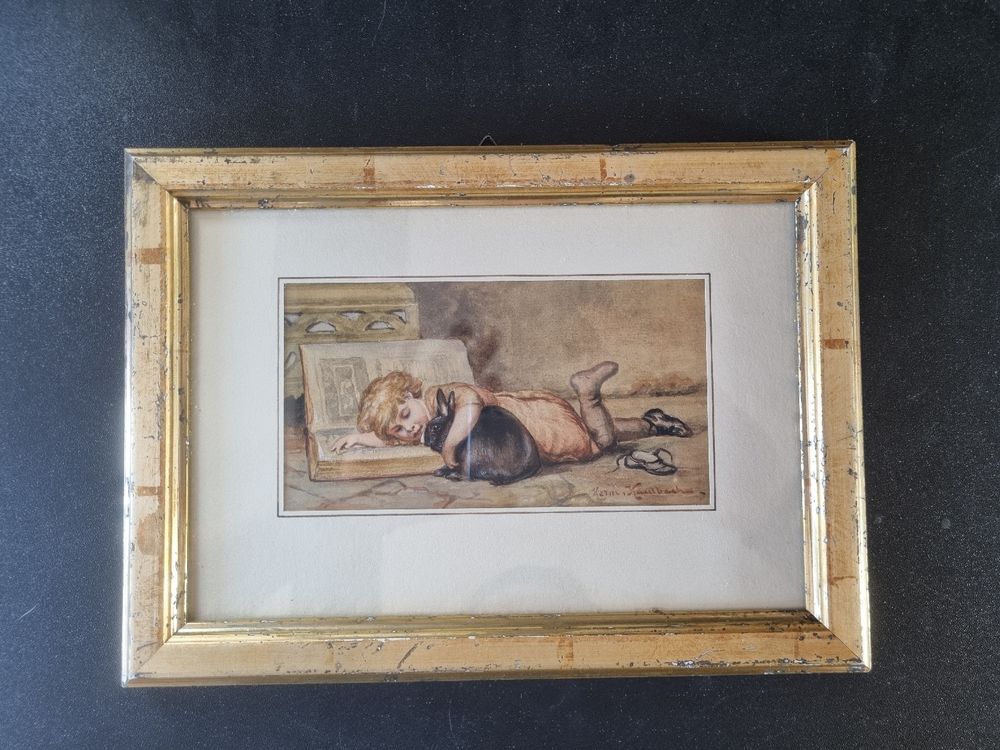 Hermann Kaulbach: Aquarell, gerahmt (Gebraucht) in Rheineck für CHF 150 – mit Lieferung auf ...