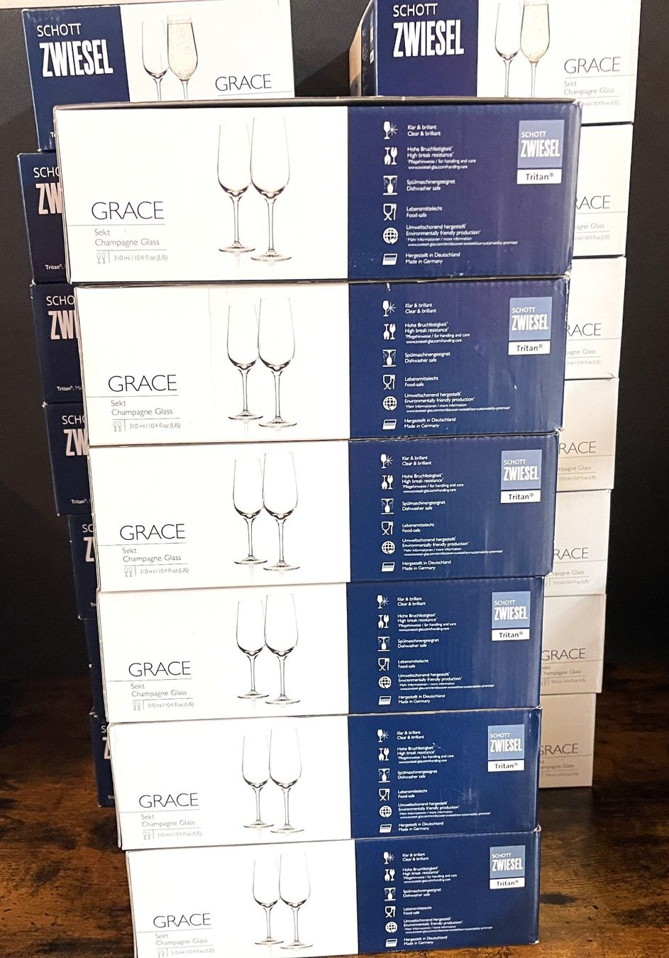 Schott Zwiesel / Sekt- Champagne / Grace / Karton à 2 Gläser (Neu und ...