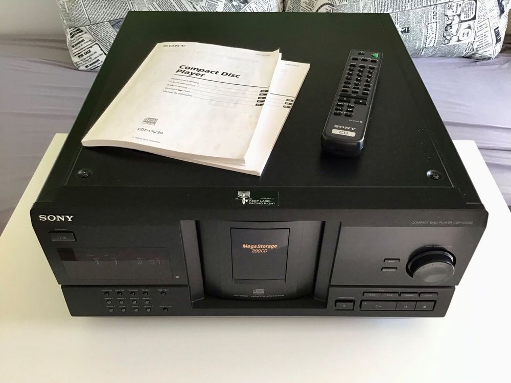 Sony CDP-CX230 200 Fach-CD Wechsler (Gebraucht) in Alpnachstad für CHF 190 – mit Lieferung auf ...