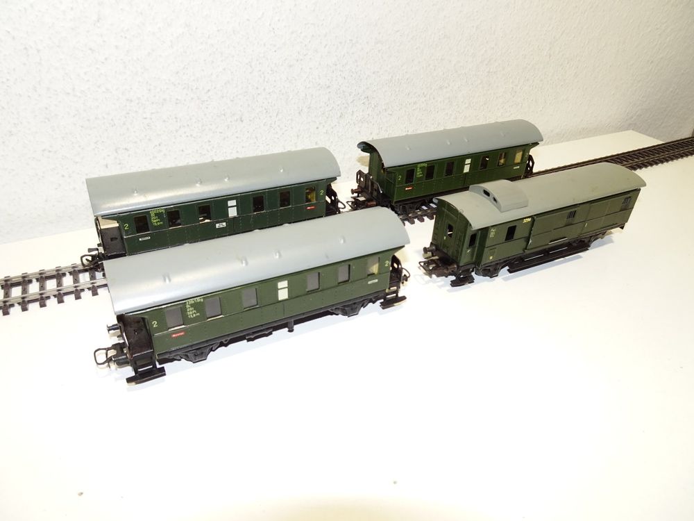 4 Märklin Personenwagen Oldtimer Nostalgie HO (11) (Gebraucht) in ...