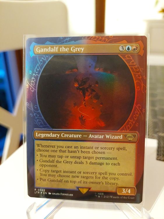 Mtg gandalf the grey FOIL- lord of the ring (Neu (gemäss Beschreibung ...