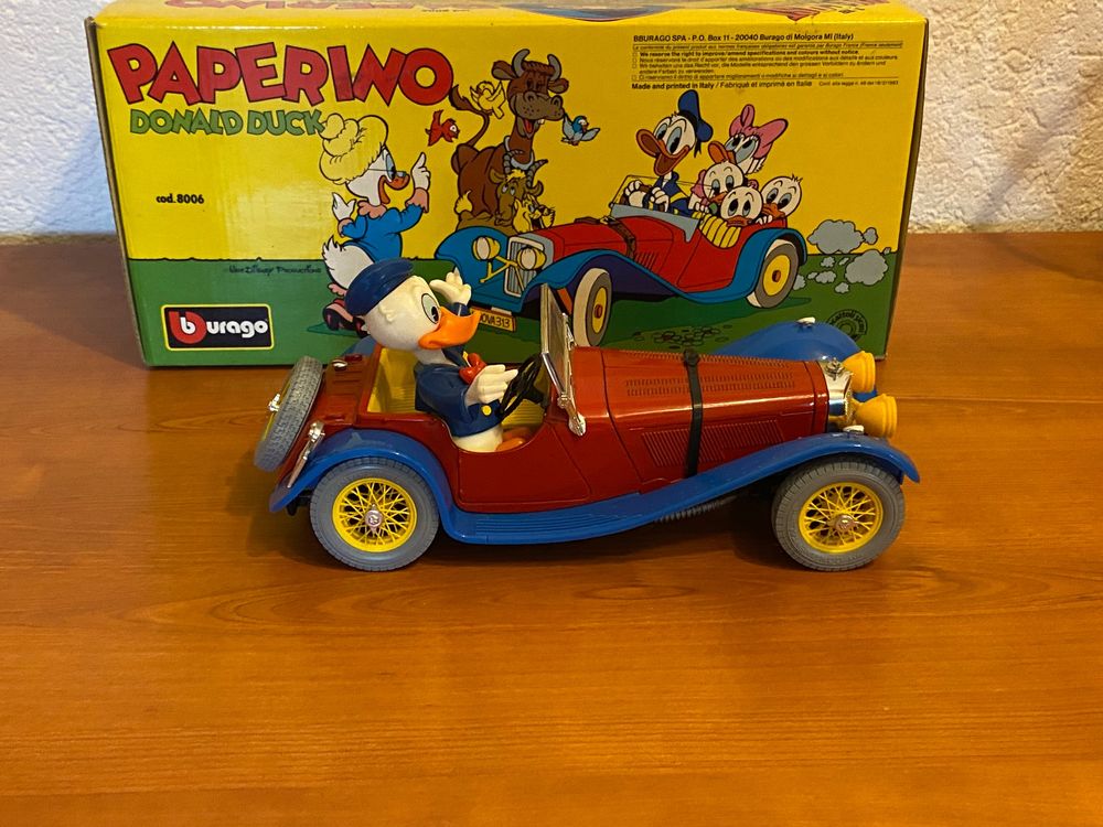 Burago Jaguar Paperino Donald Duck 1/18 (Gebraucht) in Bonfol für CHF ...
