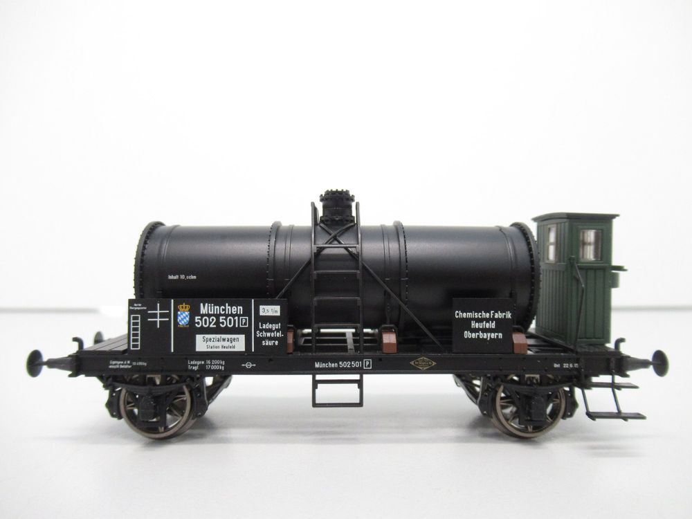 Brawa 47801 Kesselwagen der K.Bay.St.E.B. 502 501 DC / HO (Gebraucht ...