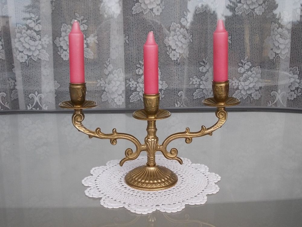 Alter 3 flammiger Messing Kerzenständer 50er/60er Jahre (Gebraucht) in Ostermundigen für CHF 15 ...