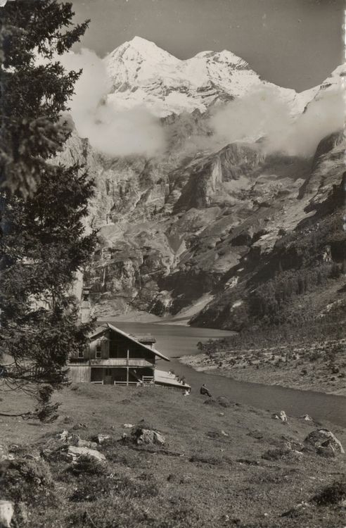 Oeschinensee mit Hotel u. Blümlisalp 1933 (Gebraucht) in Tavannes für CHF 2 – mit Lieferung auf ...