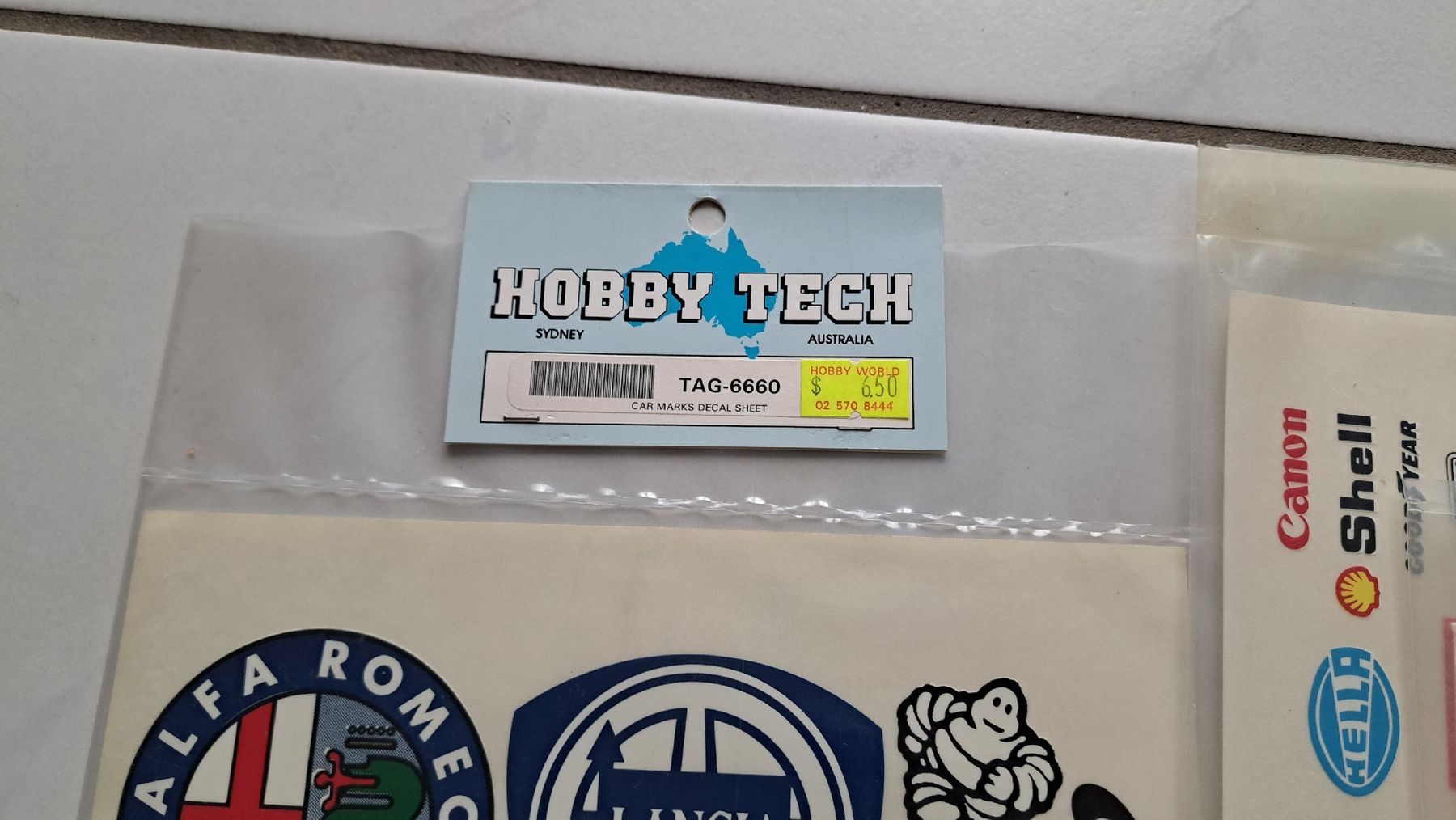 Originale RC Decals 80/90er Jahre Kyosho Hobby Tech, Tamiya? (Neu ...
