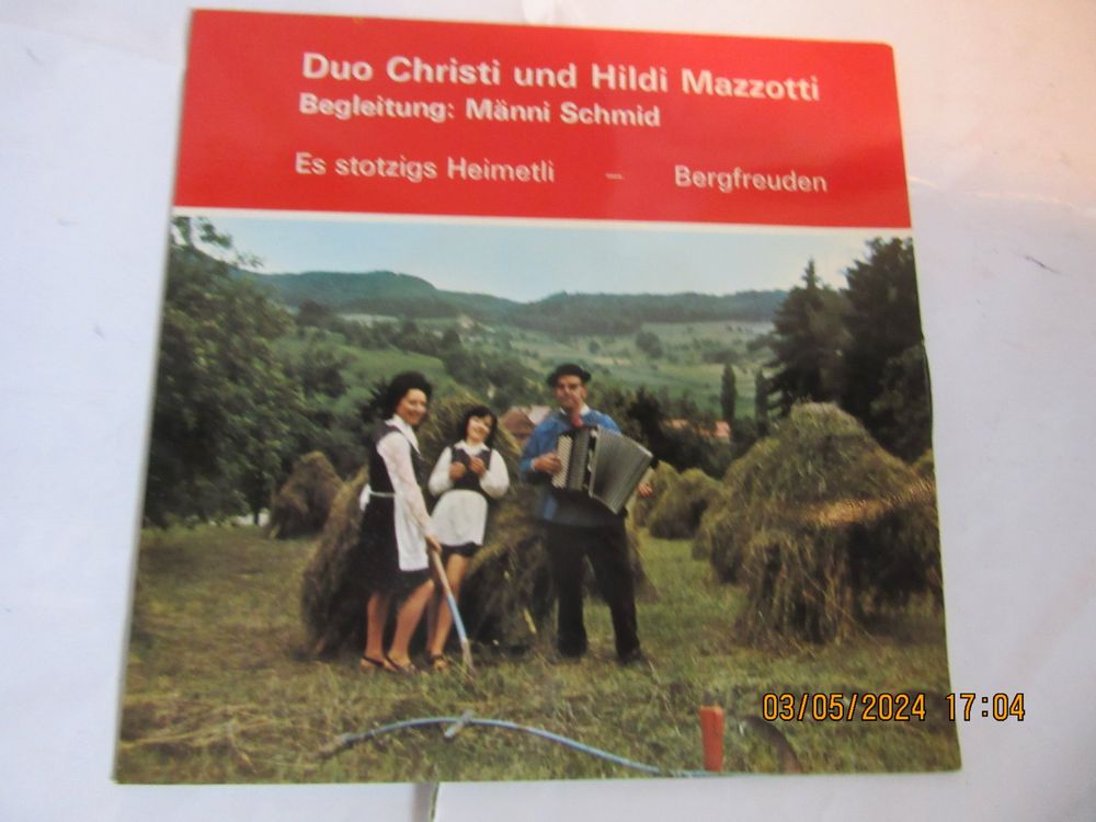 Vinyl-Single Duo Christi und Hildi Mazzotti (Gebraucht) in Rorbas für ...