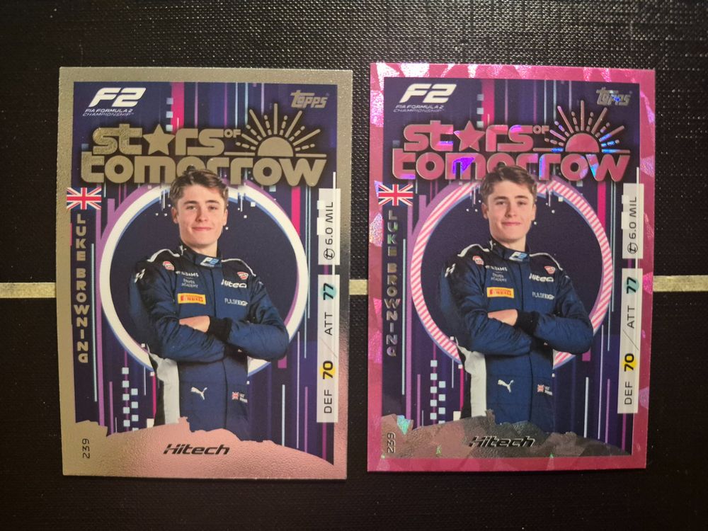 Luke Browning Hitech F2 Team Topps Turbo Attax 2025 (Gebraucht) in ...
