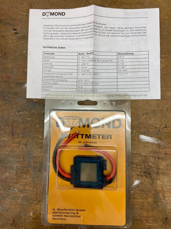 Staufenbiel DYMOND Wattmeter originalverpackt (Neu und originalverpackt ...