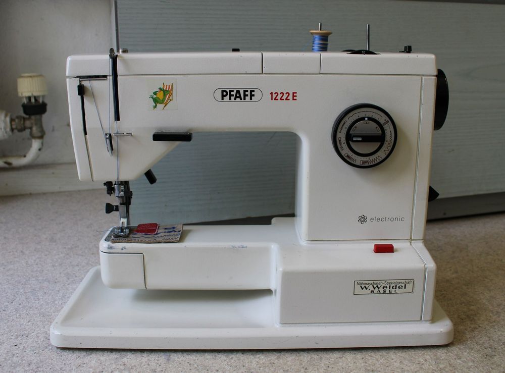 Nähmaschine PFAFF 1222E, mit IDT, ab Service, 6 Mo. Garantie (Gebraucht ...
