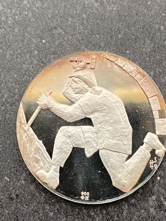 Highlight Gotthard Gedenkmünze Silber Durchschlag 1880/1980 (Gebraucht) in Büttikon AG für CHF 9 ...