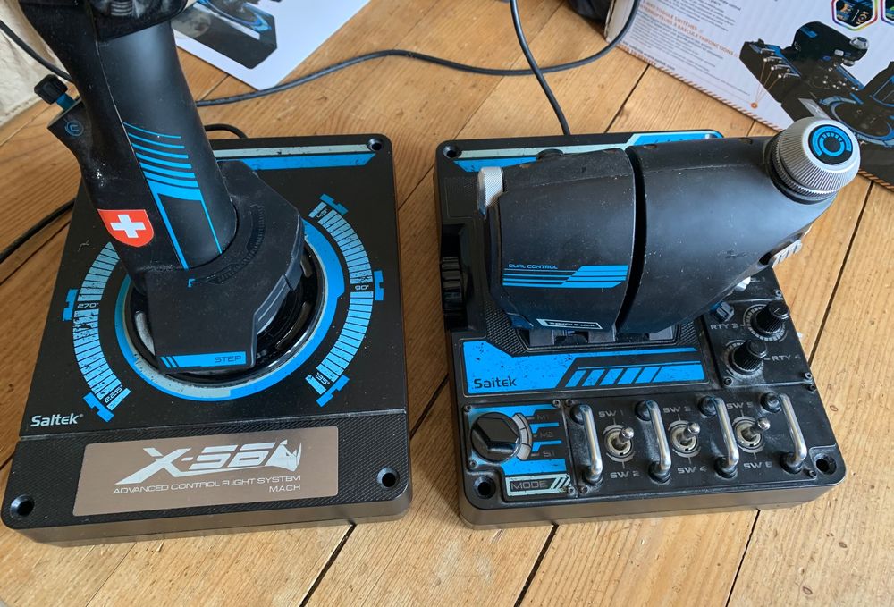 Logitech G Saitek Pro Flight X56 Rhino. H.O.T.A.S. | Kaufen auf Ricardo