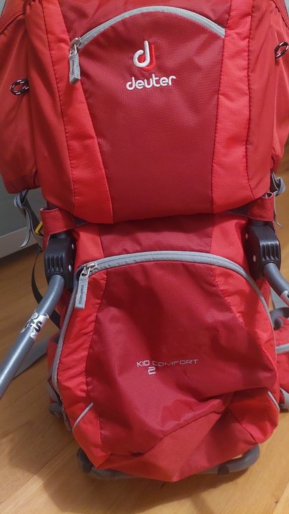 Deuter Kid Comfort 2 Kindertrage inkl. Sonnen- & Regenschutz (Gebraucht ...