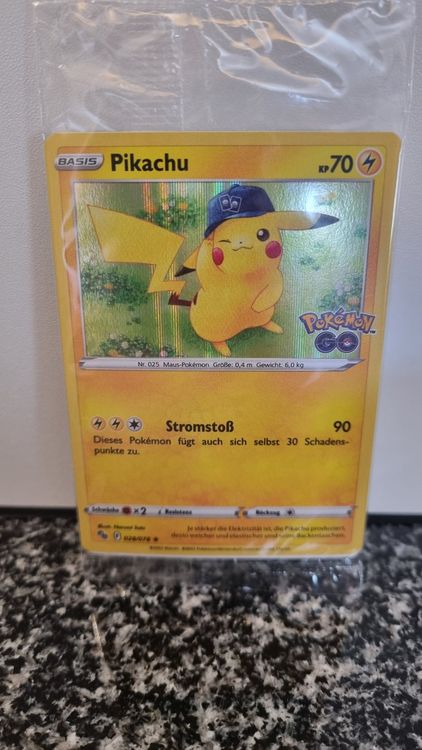Pikachu (Sealed, Pokemon GO Stamp) 🇩🇪 - 28 - Pokémon GO (Gebraucht) in ...