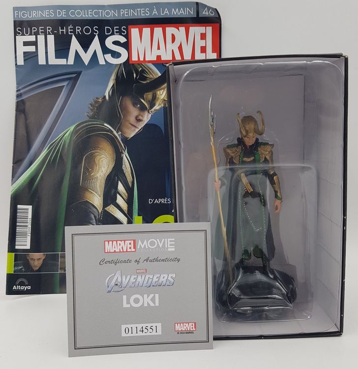 Figurine Super Héros des Films Marvel N°46 Loki (Gebraucht) in St-Sulpice VD für CHF 12 – mit ...