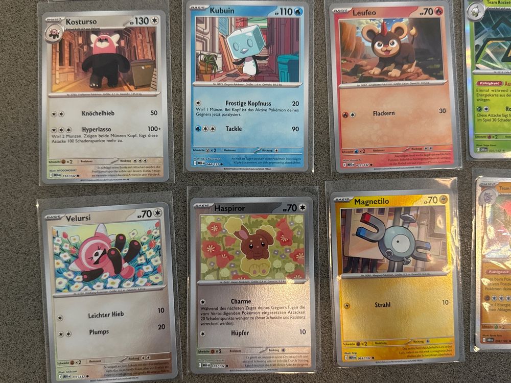 Pokemon 384 Karte XXL Set Deutsche Sammlung glänzende Karten (Neu ...
