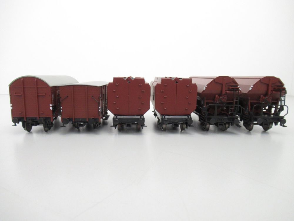 Roco 2x 46722, 2x 47704, 1x 46820, 1x 47521, DB Güterw. DC (Gebraucht ...