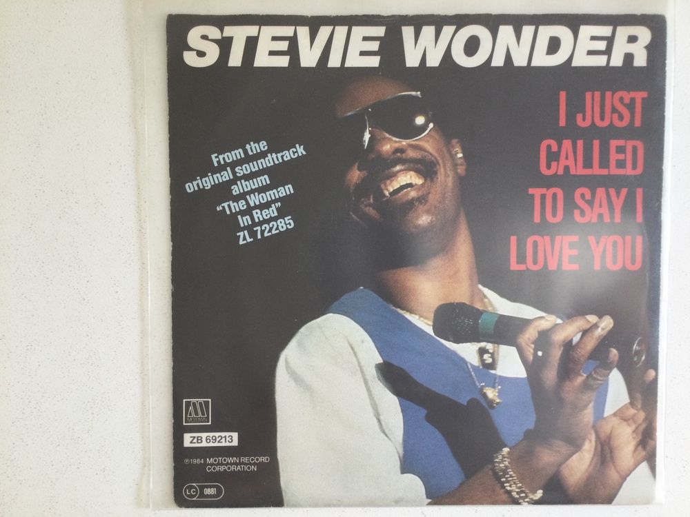 Stevie Wonder Single - I Just Called To Say I Love You | Kaufen auf Ricardo