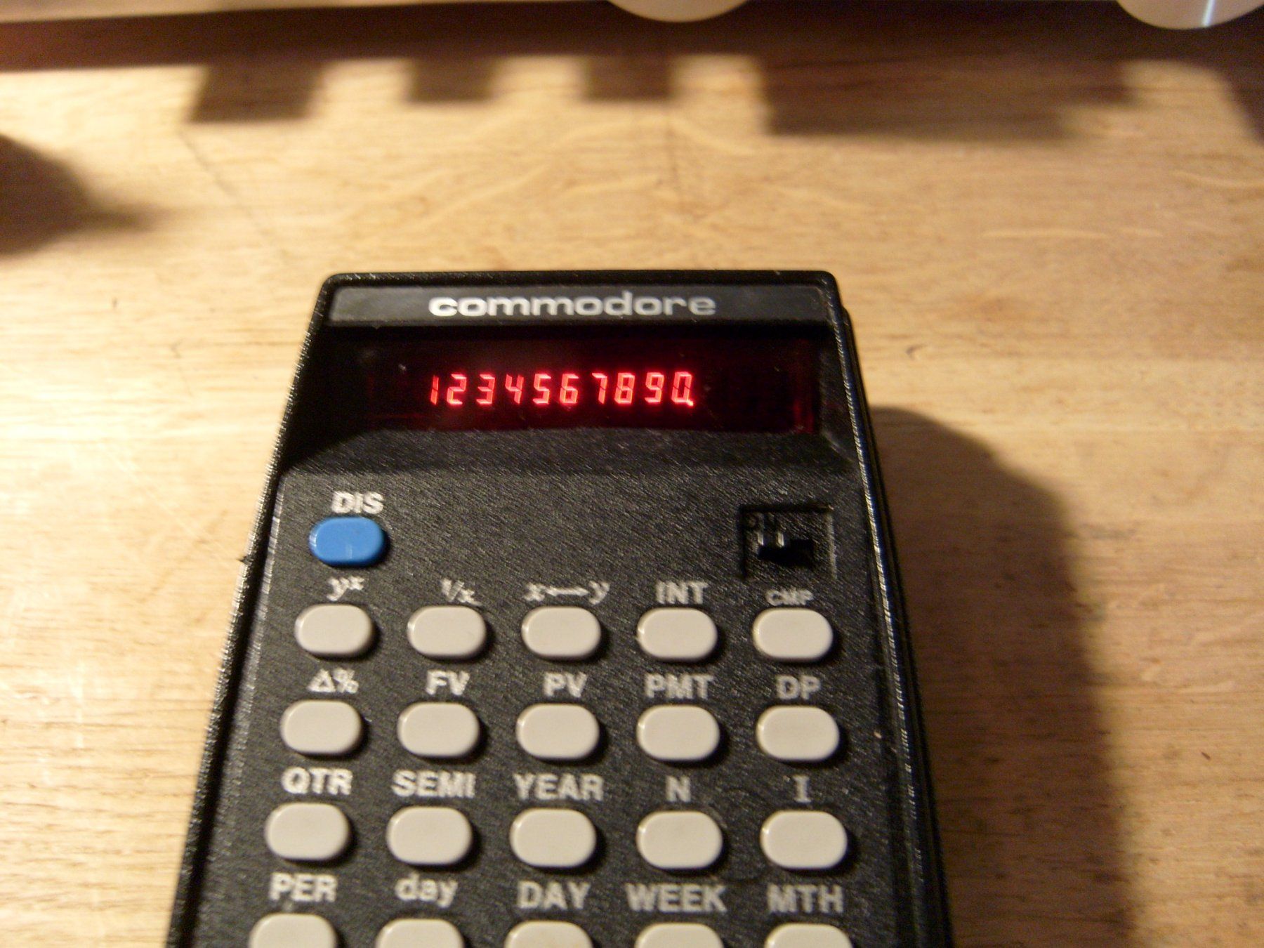 RARE Commodore Vintage Calculator, USA, Helle redmatrix LED (Gebraucht ...
