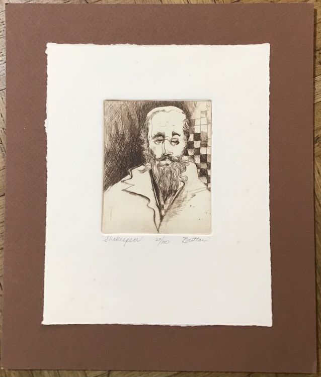 Sehr Interessante Radierung Unleserlich Signiert | Kaufen auf Ricardo