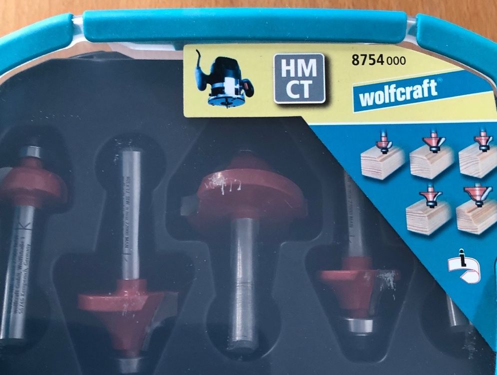 Wolfcraft Profilfräser-Set HM / 5-tlg. Absolut Neuwertig! | Kaufen auf ...