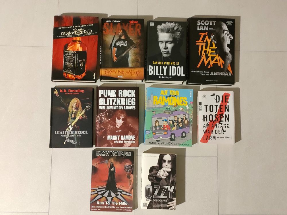 Slayer,Billy Idol,Mötley Crüe,Ramones,Iron Maiden,Ozzy,Anthr (Gebraucht ...