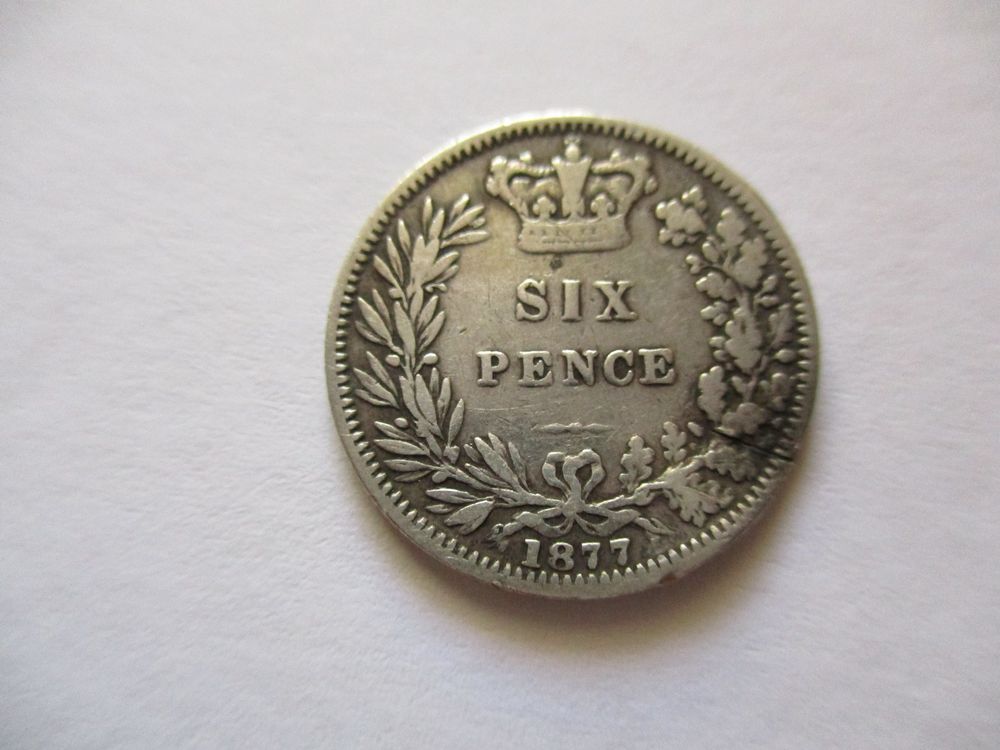 UK - 6 pence 1877 - argent 0.925 | Kaufen auf Ricardo