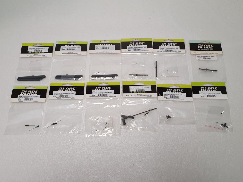 Heli Blade mSR / mSR X Ersatzteile Mix Nr. 1 12-teilig (Neu und ...