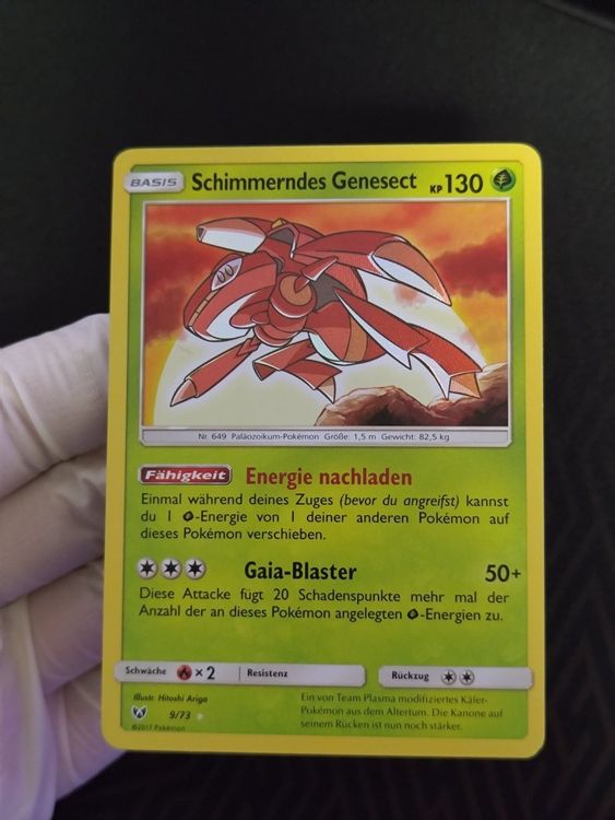 Schimmerndes / Shiny Genesect Pokemon Karte (Gebraucht) in Killwangen ...