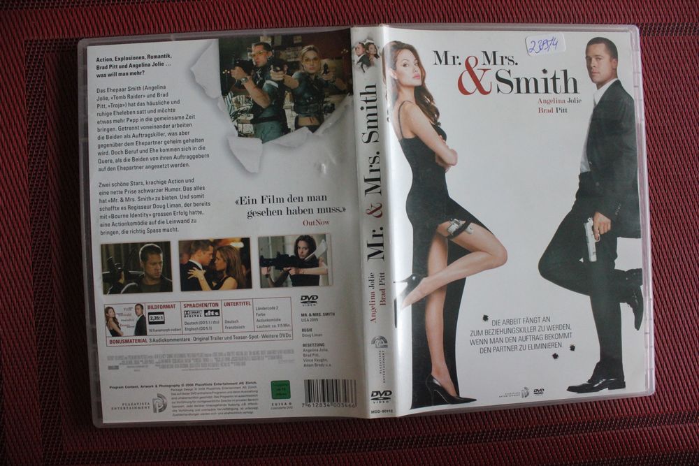 Mr. & Mrs. Smith - Vanilla von Doug Liman | DVD | (2385) (Gebraucht) in Geroldswil für CHF 2 ...