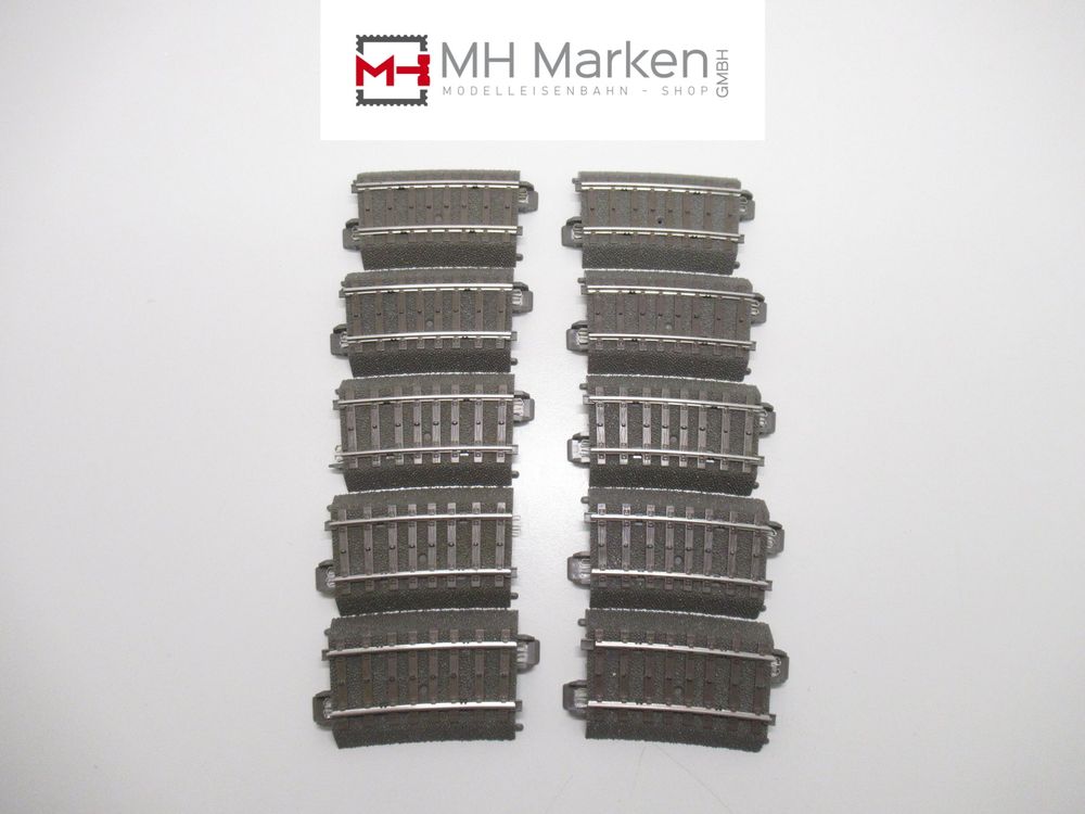 Märklin C-Gleis, gebogen 10x 24107 (Gebraucht) in Basel für CHF 18 – mit Lieferung auf Ricardo ...