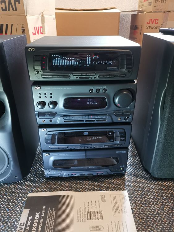 JVC XT-MXG9BK Vintage hightend compact / mit Plattenspieler (Gebraucht ...