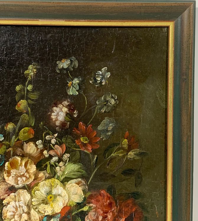 Antikes Stillleben Gemälde Blumen in Vase | Kaufen auf Ricardo
