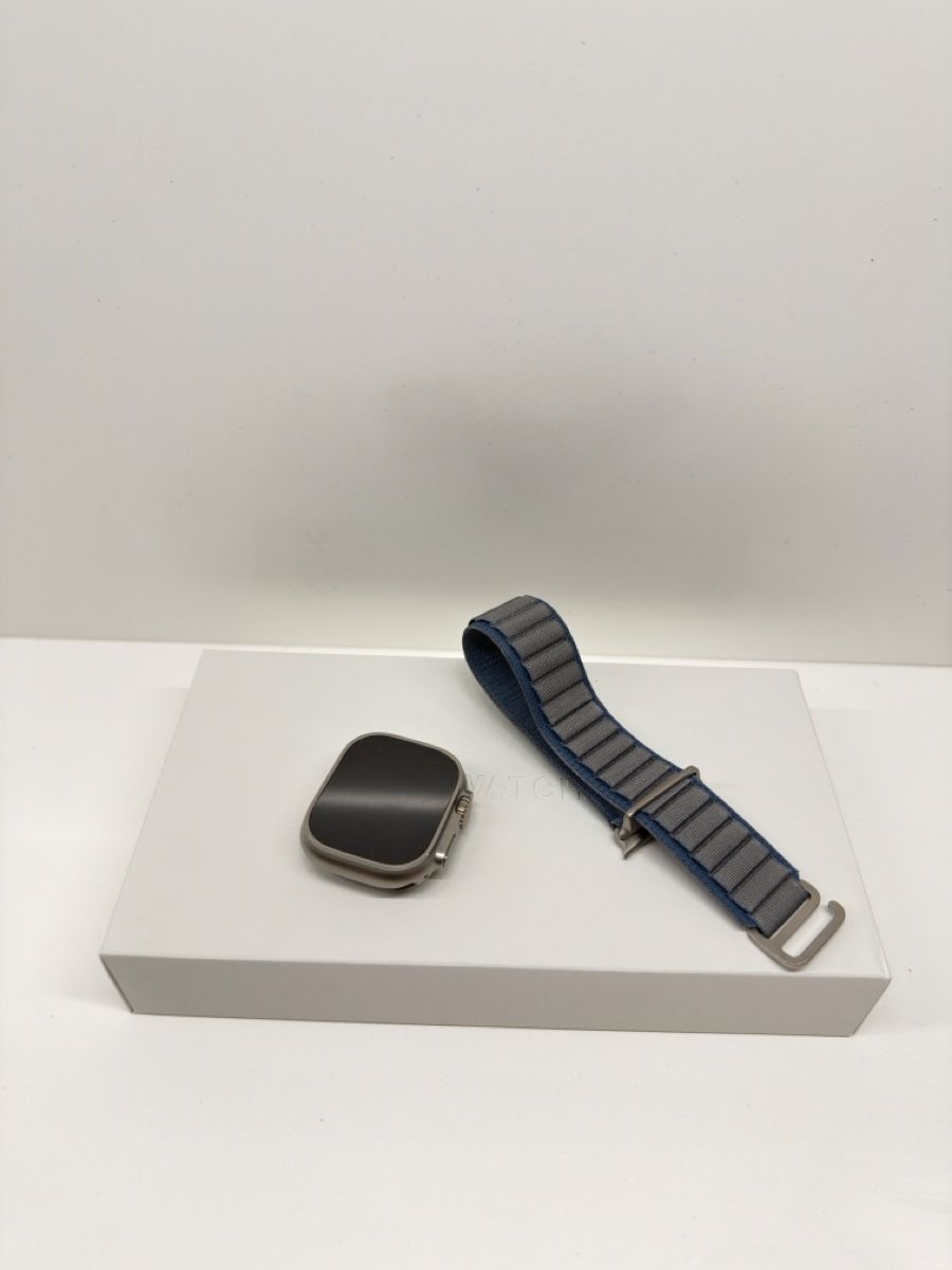 Apple Watch Ultra 2 49mm Titanium and blue alpine Loop (Usato) a ...