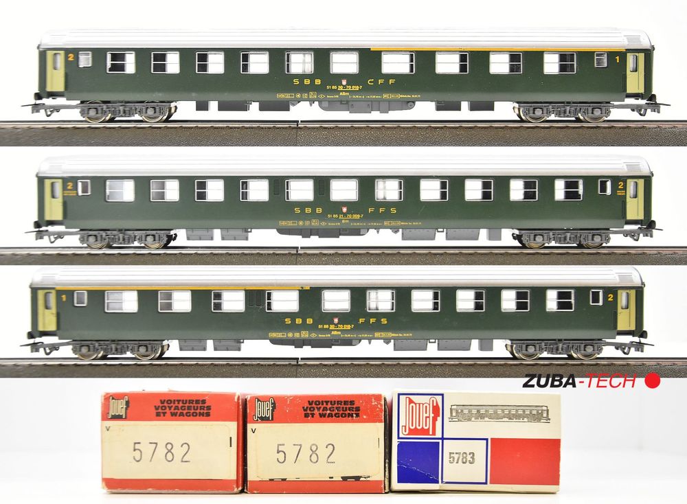 Jouef 3x Personenwagen SBB H0 GS mit OVP (Gebraucht) in St. Gallen für CHF 8 – mit Lieferung auf ...