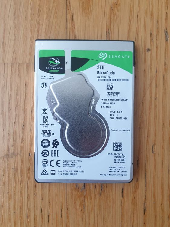 SEAGATE Barracuda 2TB // ST2000DM008 | Kaufen auf Ricardo
