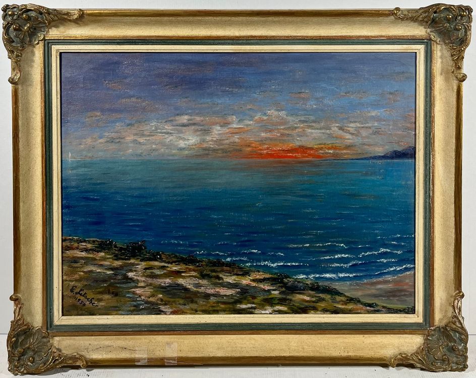 50. er Jahre Gemälde, Meer Szene, von E. Litscher (Gebraucht) in Root für CHF 19 – mit Lieferung ...