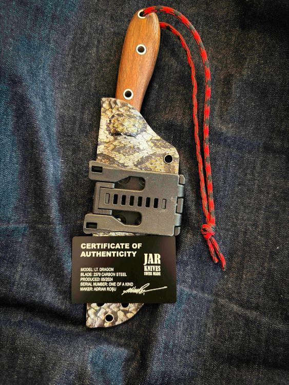 LT DRAGON Messer - JAR KNIVES SWISS MADE - UNIKAT (Neu (gemäss ...