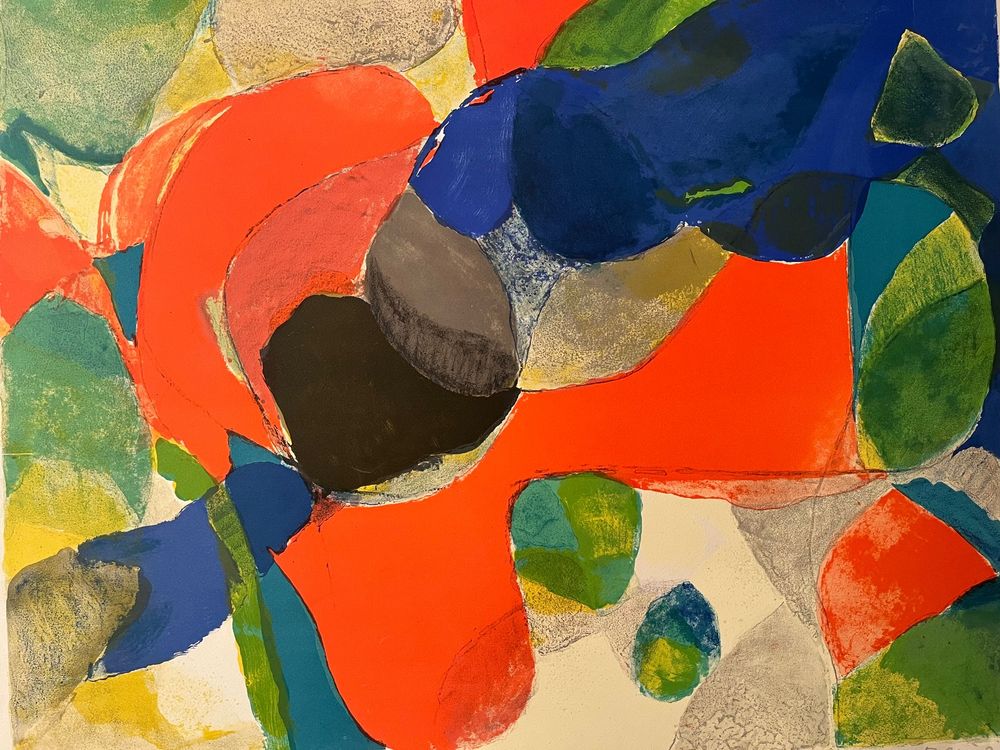 Gustav Bolin – Originallithografie – Komposition (Gebraucht) in Basel ...