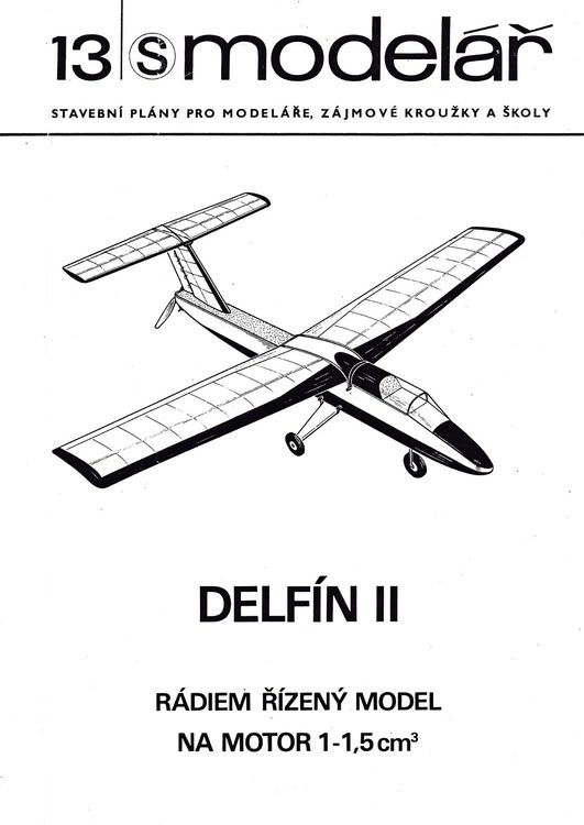 Quality Bauplan / Plan RC Sport Model "Delfin II" pusher (Neuf (Voir ...