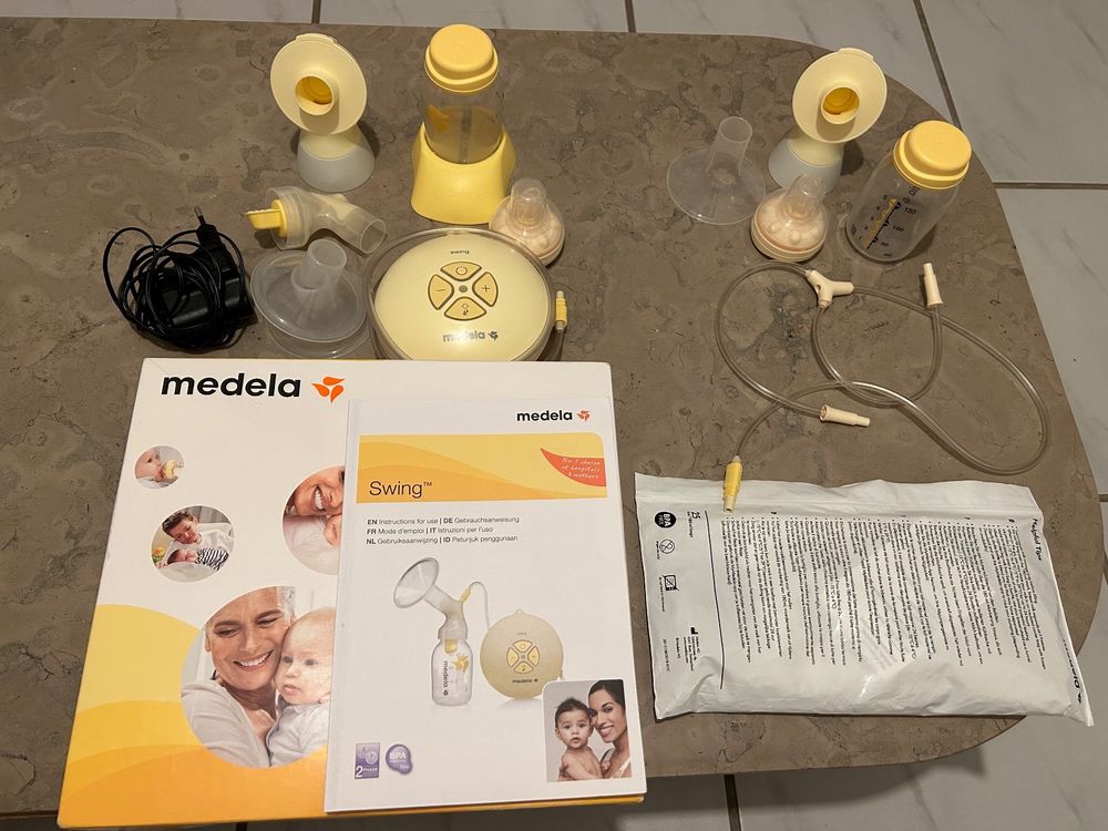 Medela Swing elektrische Milchpumpe mit extra (Gebraucht) in Thalwil für CHF 15 – mit Lieferung ...