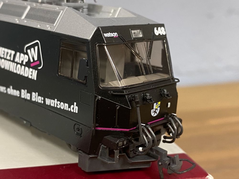 RhB Bemo Ge 4/4 III 648 Watson SOUND Pirovino Finish, LED (Gebraucht ...