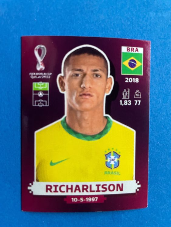 BRA 19 Panini WM 2022 RICHARLISON (Gebraucht) in Tegerfelden für CHF 1 ...